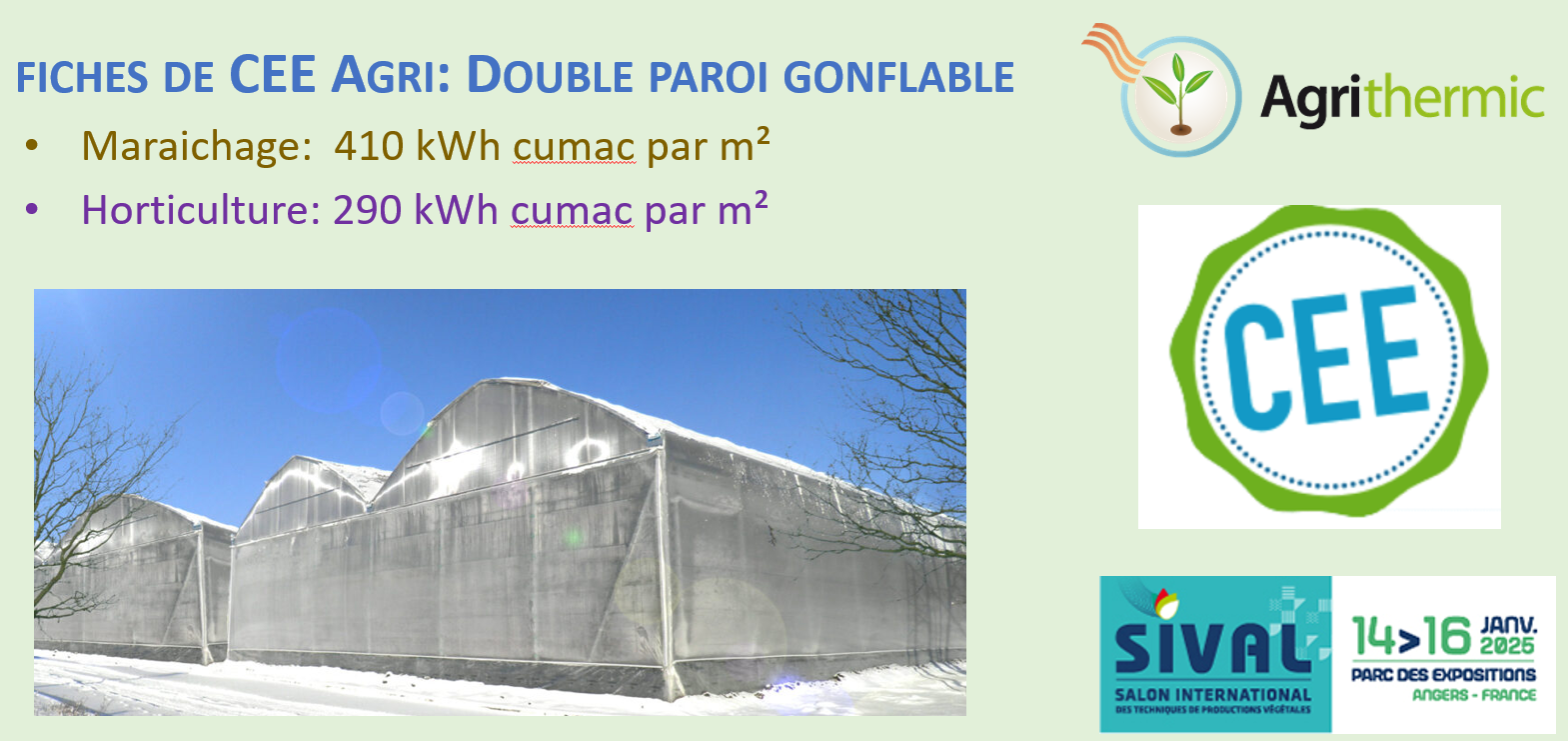 Nouvelle fiche de CEE Agri: Double Paroi Gonflable - Agrithermic ...